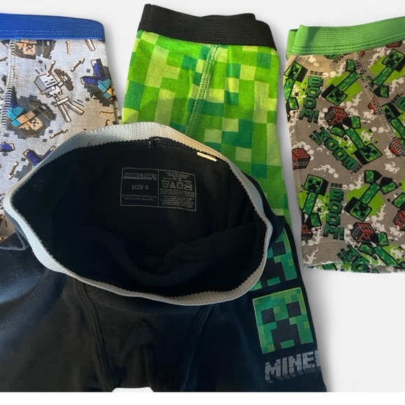 Other | Minecraft Boys Boxer Briefs Set | Poshmark